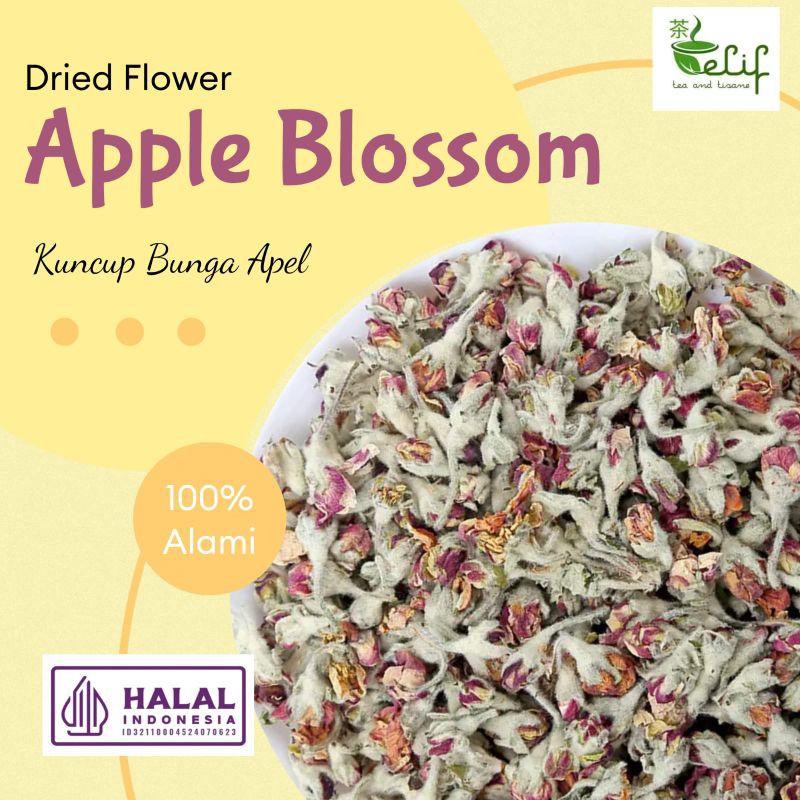 Jual ELIF TEA Apple Blossom Tea : Teh Bunga Apel, Apple Blossom Flower ...