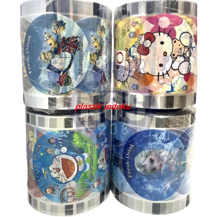 Jual Plastik Lid Cup Sealer Isi 1000 Cup Sealer Kartun Sealcup Kartun ...