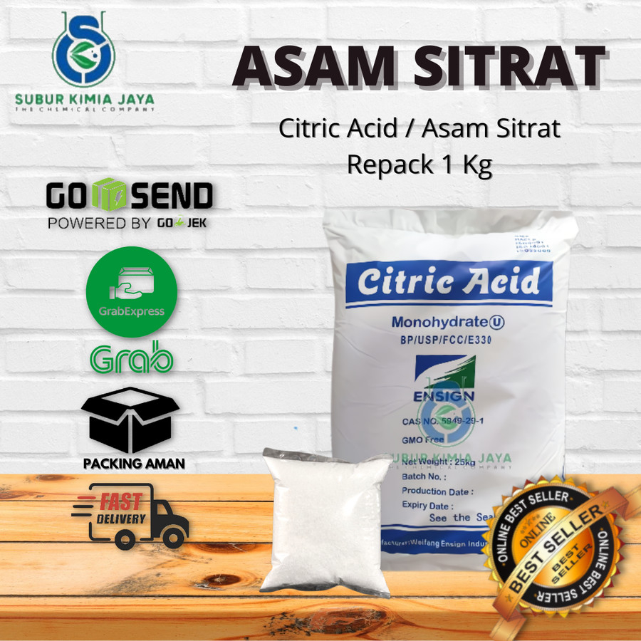 Jual Citric Acid / Citrun / Asam Sitrun ( 1 KG ) | Shopee Indonesia