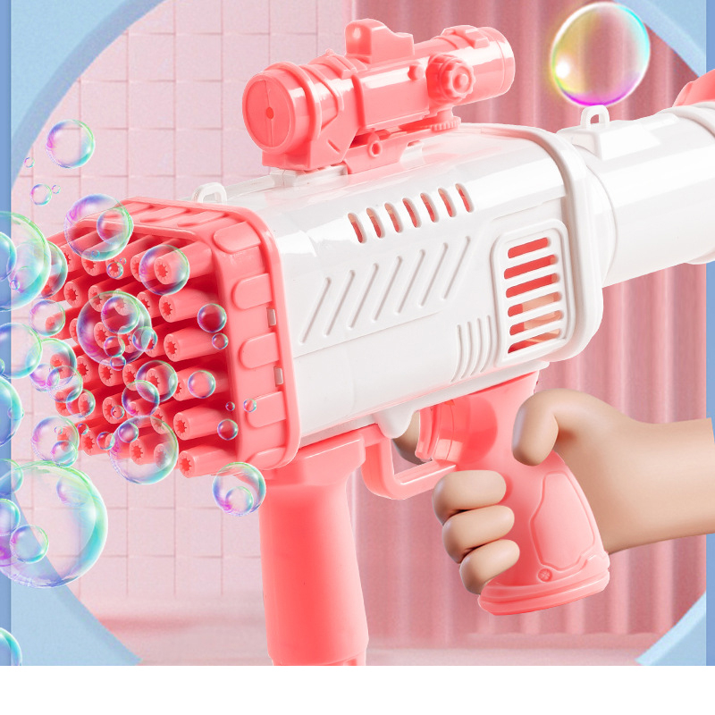 Jual 36 Hole Mainan peningkatan baru Bubble Gun Basoka Mainan Anak ...