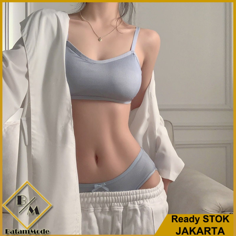 Jual BATAMMODE Set Bra Cd Seksi Motif Polos Setelan Dalaman Wanita Full Cup Sangat Murah ...