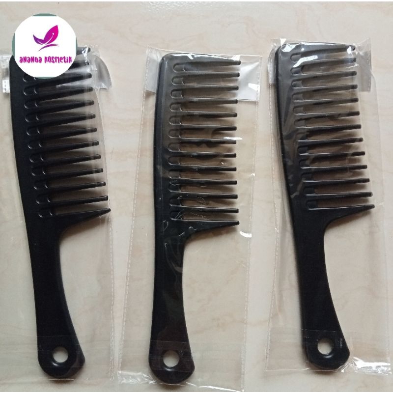 Jual SISIR JARANG RENGGANG BESAR ANTI KUSUT WARNA HITAM | Shopee Indonesia