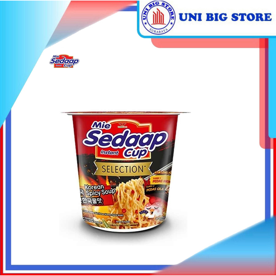 Jual Mie Sedaap SEDAP CUP Mi Kuah Korean Spicy 75 gr Soup Noodles ...
