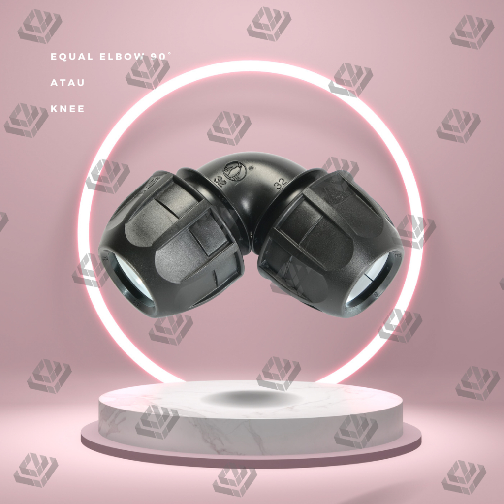 Jual Fitting HDPE Compression Equal Elbow 90 Derajat 1" atau 32mm (Aksesoris Penyambung Pipa ...