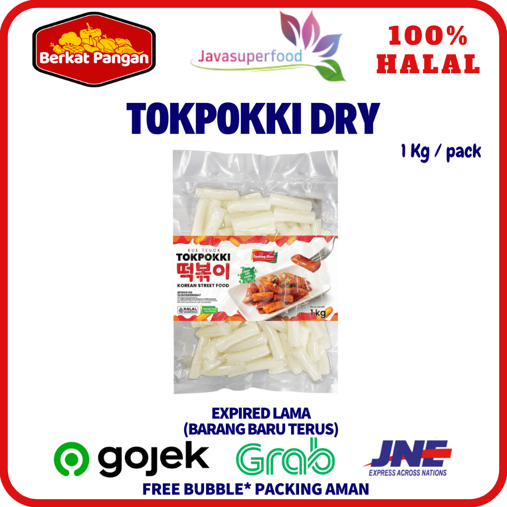 Jual Tokpokki Dry / Kue teuck / Rice Cake Tteokbokki / Kue Beras Korea ...
