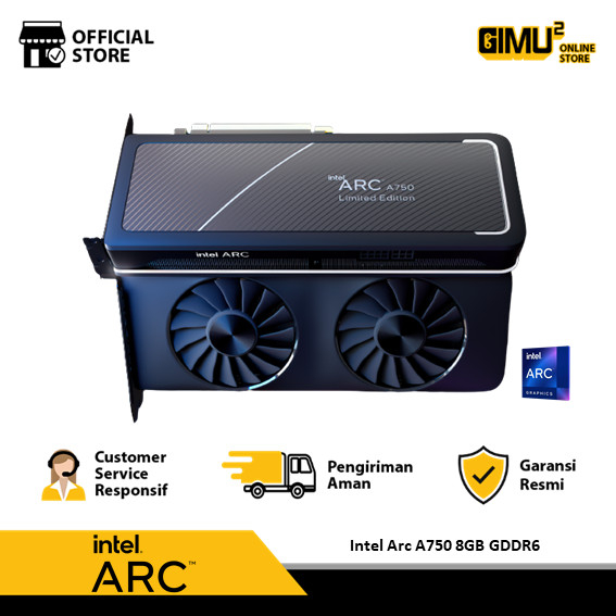 Jual Intel ARC A750 Limited Edition VGA 8GB GDDR6 Graphic Card Gaming | Shopee Indonesia