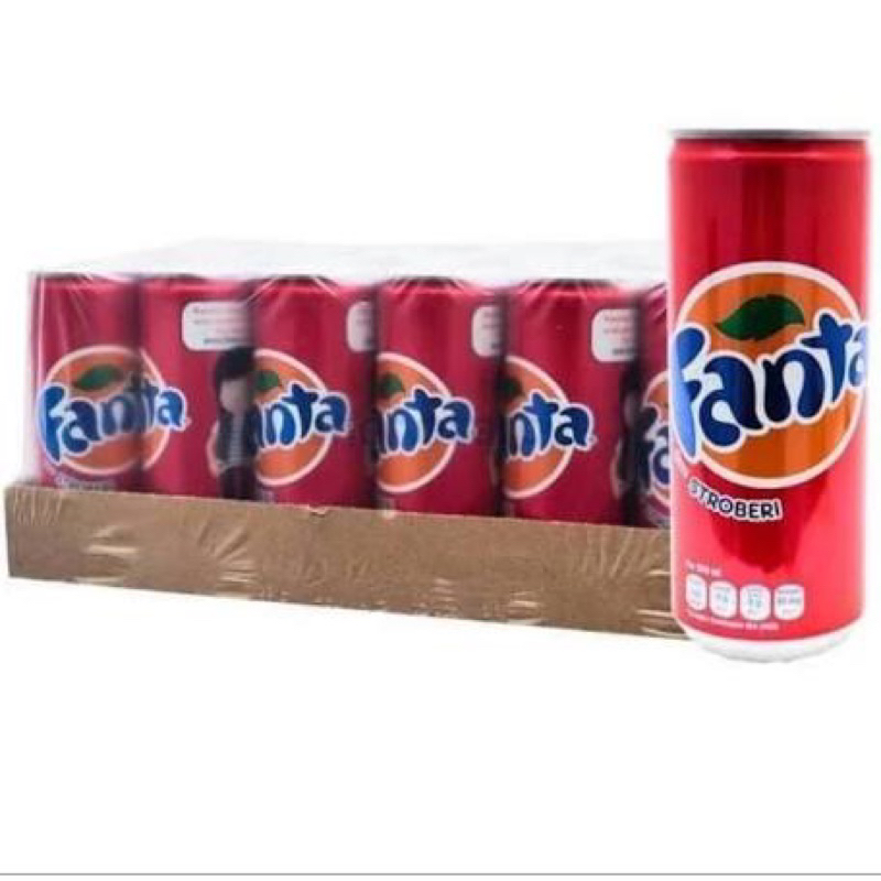 Jual Fanta Kaleng Can 250ml 1 Karton / Dus 24 Kaleng 330Ml | Shopee Indonesia