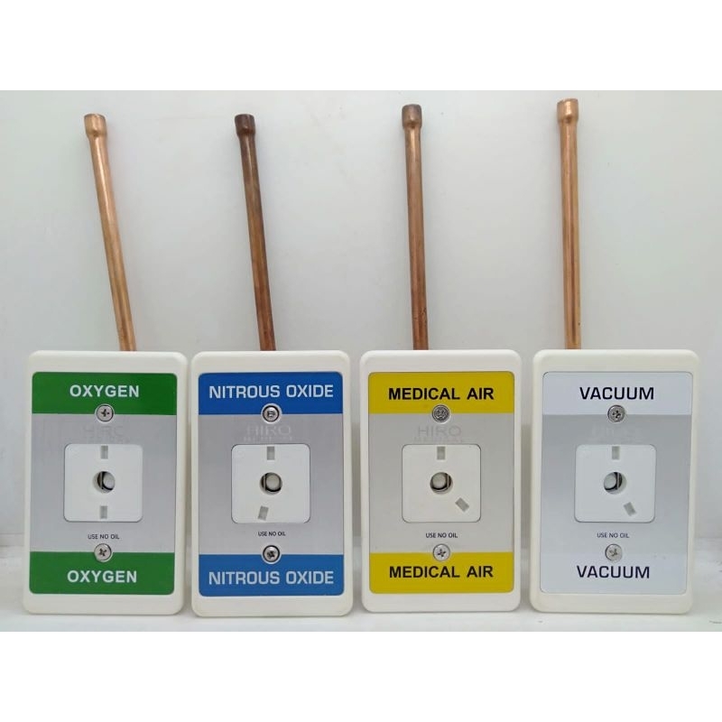 Jual wall outlet ohmeda HIRO o² (oksigen), gas medis RS | Shopee Indonesia