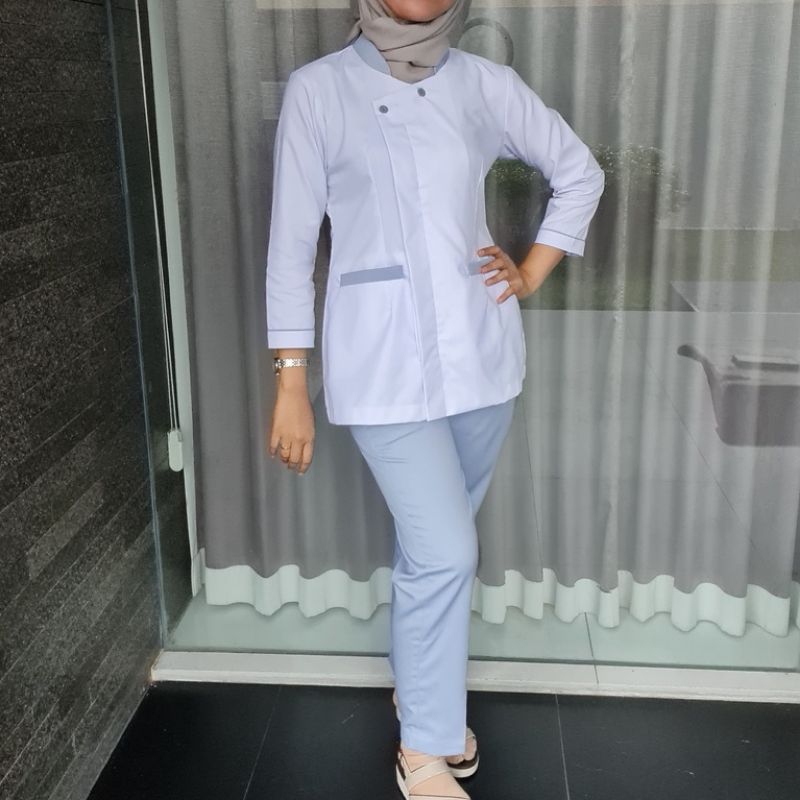 Jual BS05 Baju seragam suster / baju oka / seragam baby sitter ...