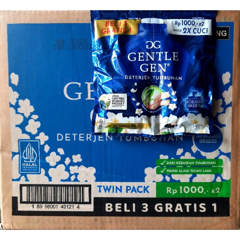 Jual GENTLE GEN SACHET TWIN PACK (80ml) | Shopee Indonesia