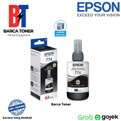 Jual Tinta Epson 774 Black Original | Shopee Indonesia