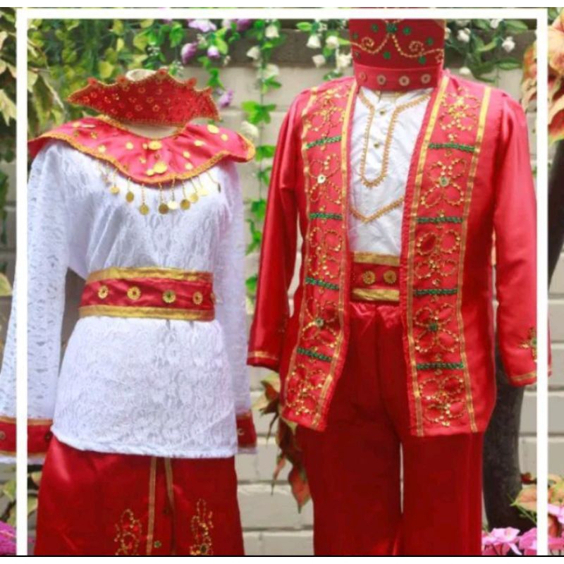 Jual baju adat Maluku dewasa//pakaian adat Maluku/Ambon dewasa | Shopee ...