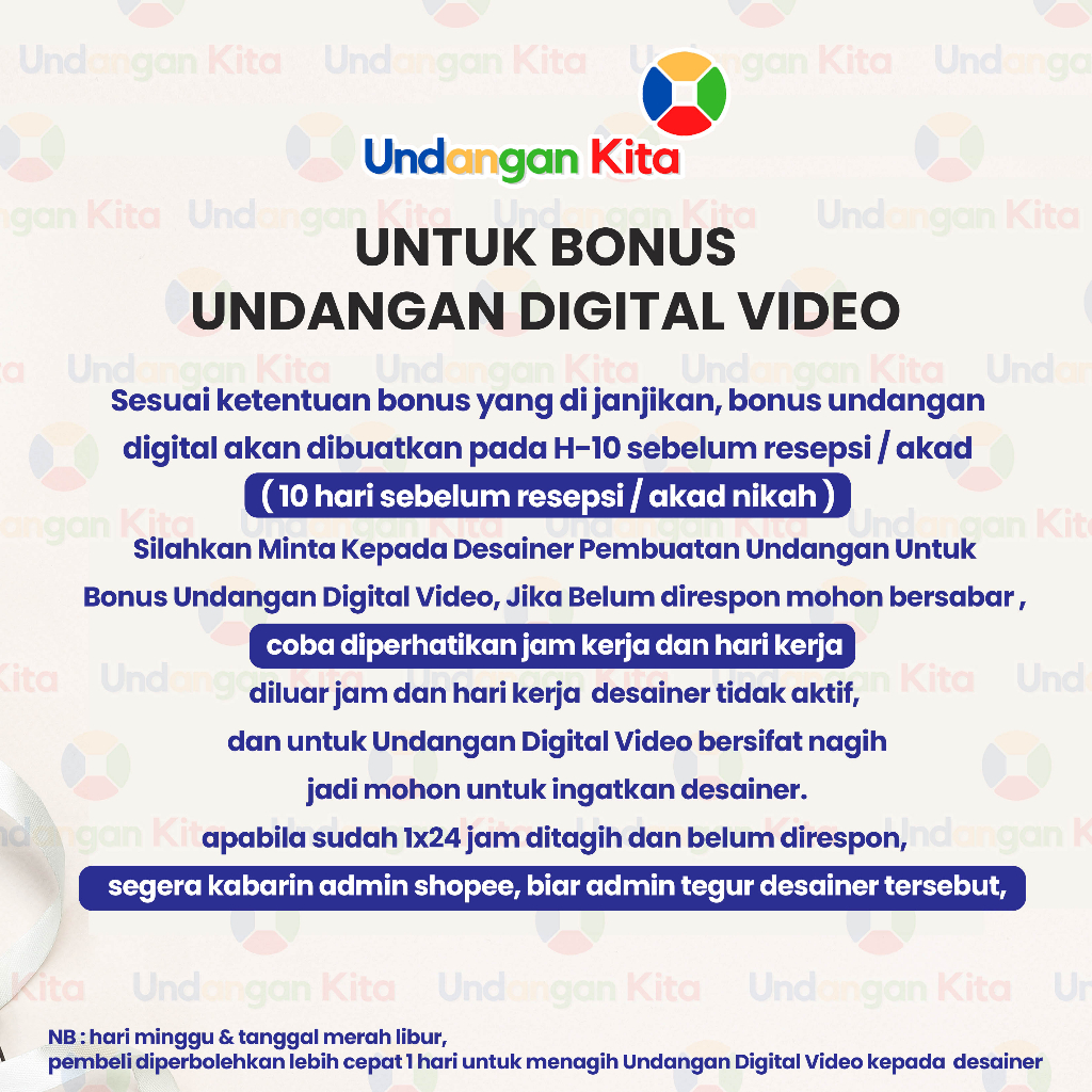 Jual Undangan Pernikahan Brief Card Bentuk Semi Amplop Elegan Rustic ...