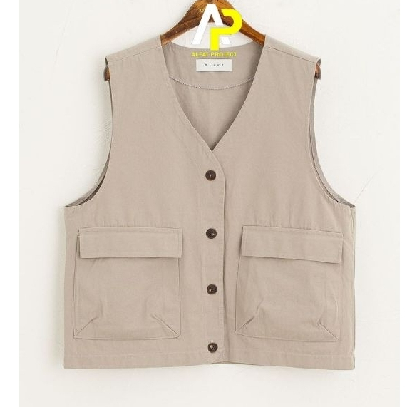 Jual Rompi Vest Korea Kekinian Layer Streetwear Overize | Shopee Indonesia