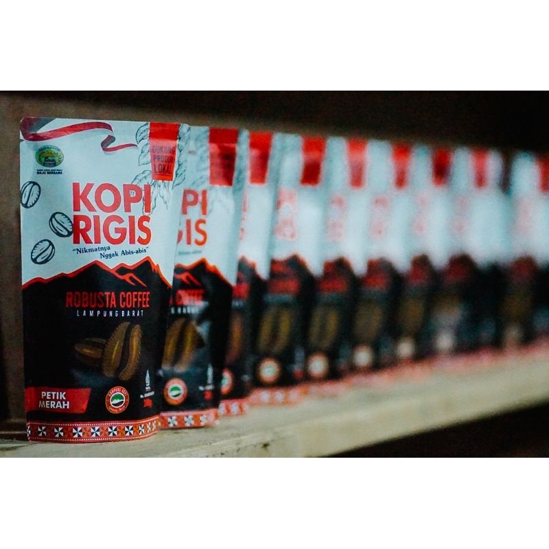 Jual KOPI BUBUK PETIK MERAH robusta lampung asli. yang di proses secara ...