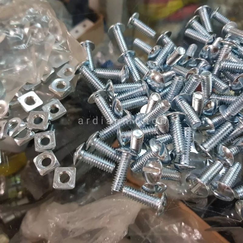 Jual Baut Mur Seng/Baut Pelat Nomer/Baut Plat/Baut Plat Nomer Universal ...