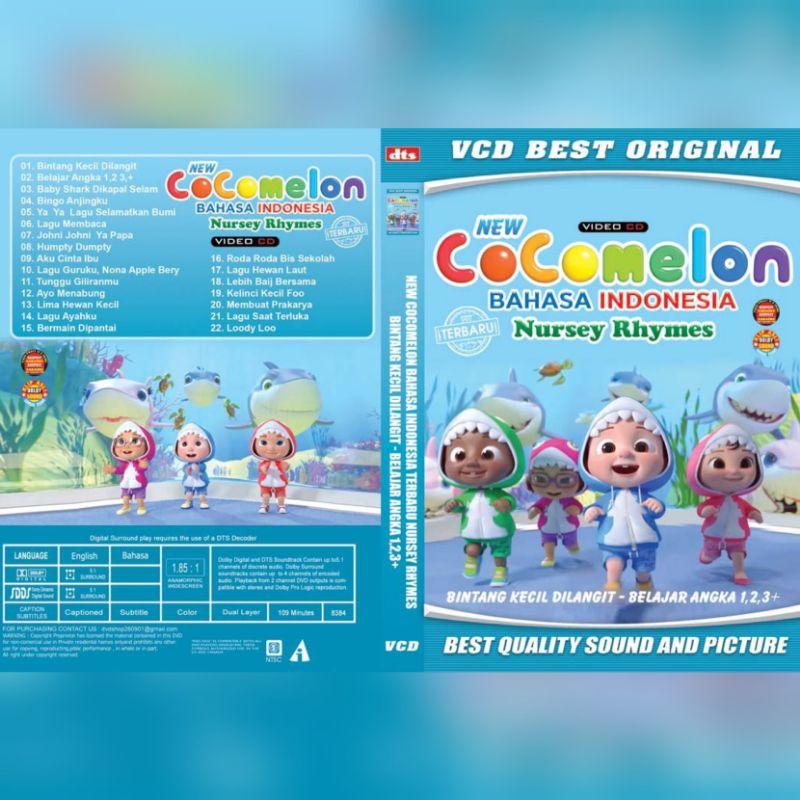 Jual Vcd Coco Melon Nursery Rhyme | Shopee Indonesia