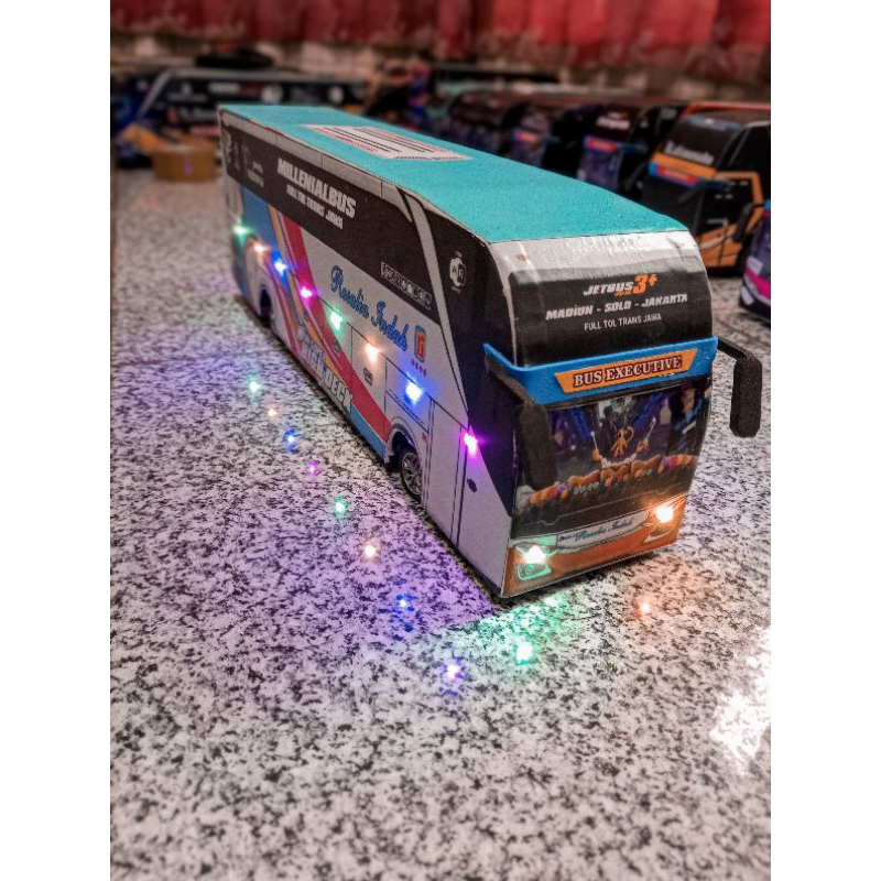 Jual Miniatur Bus Telolet | Bus oleng | Bus remot telolet | bus custom ...