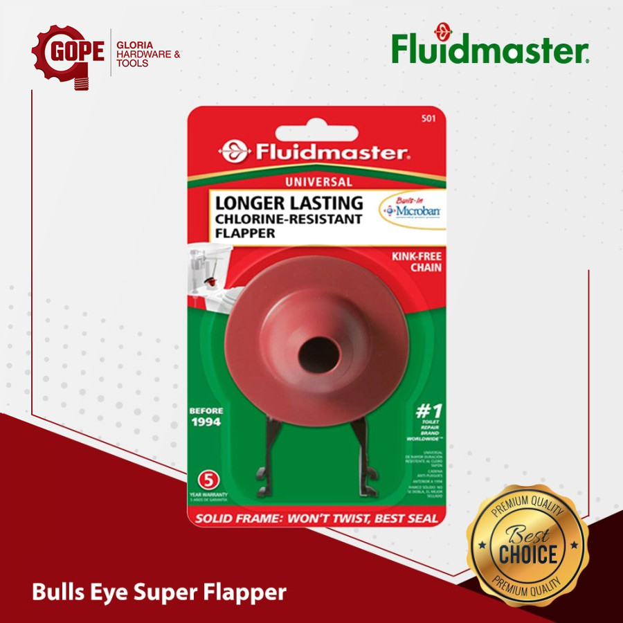 Jual Fluidmaster 501 Bulls Eyes Super Flapper Karet Kodok Kloset ...
