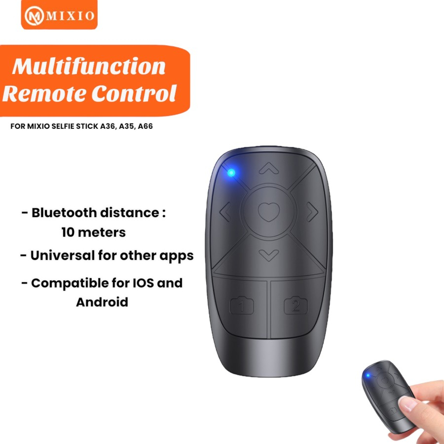 Jual MIXIO - Multifunction Bluetooth Remote Control Selfie Wireless ...