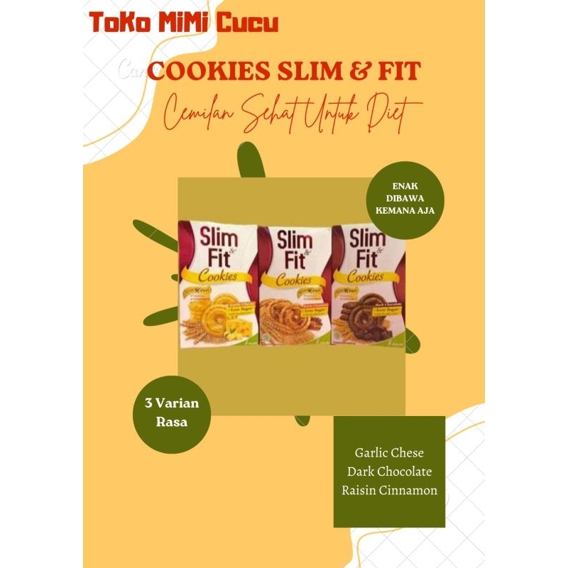 Jual SLIM&FIT COOKIES (CEMILAN SEHAT) | Shopee Indonesia