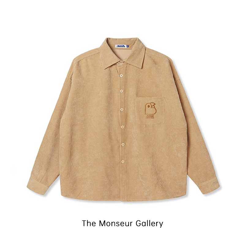 Jual The Monseur Gallery Blouse Corduroy Wanita Kemeja Korduroi Korean ...