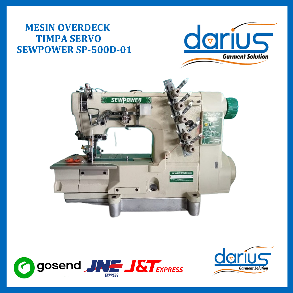 Jual MESIN OVERDECK TIMPA SERVO SEWPOWER SP-500D-01 | Shopee Indonesia