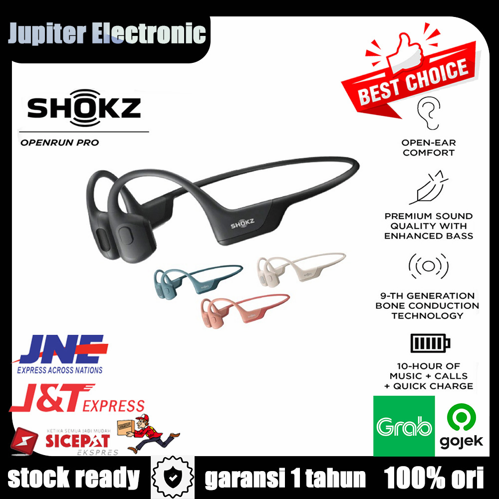 Jual Shokz OpenRun Pro Wireless Bone Conduction Headphone - Aftershoza ...