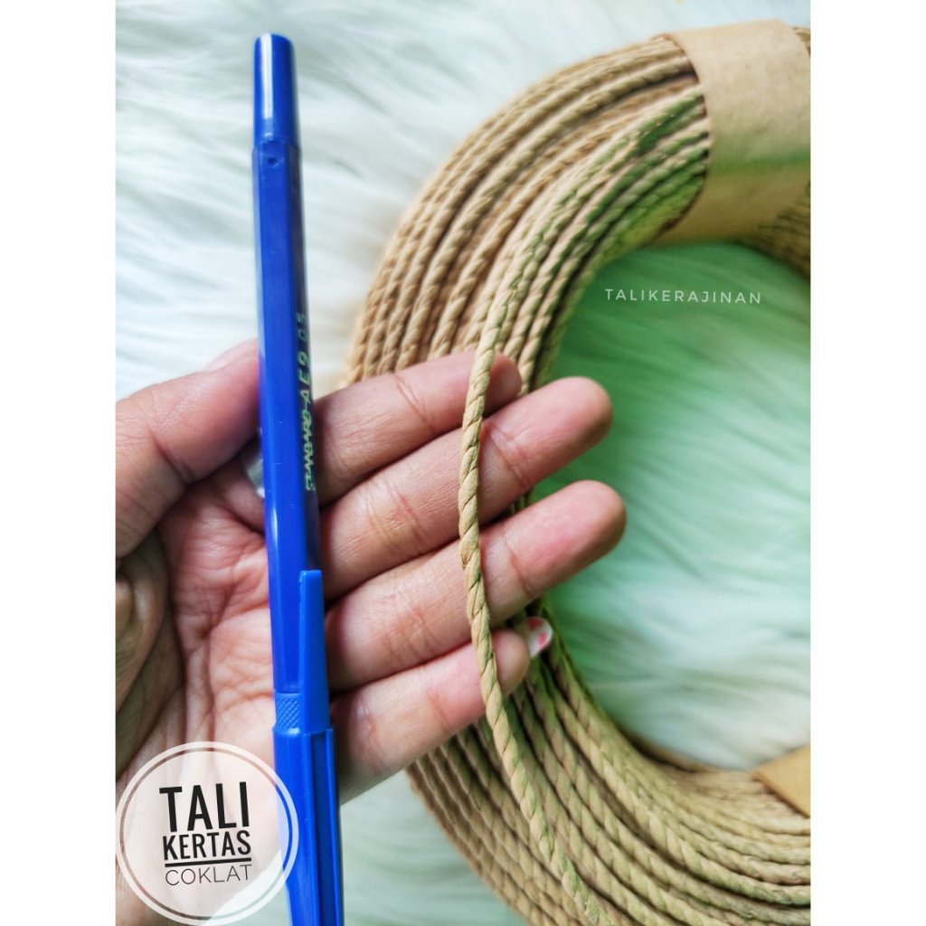 Jual TALI PAPER LOOM D2/D4 DOUBLE TALI KERTAS ANYAM | Shopee Indonesia
