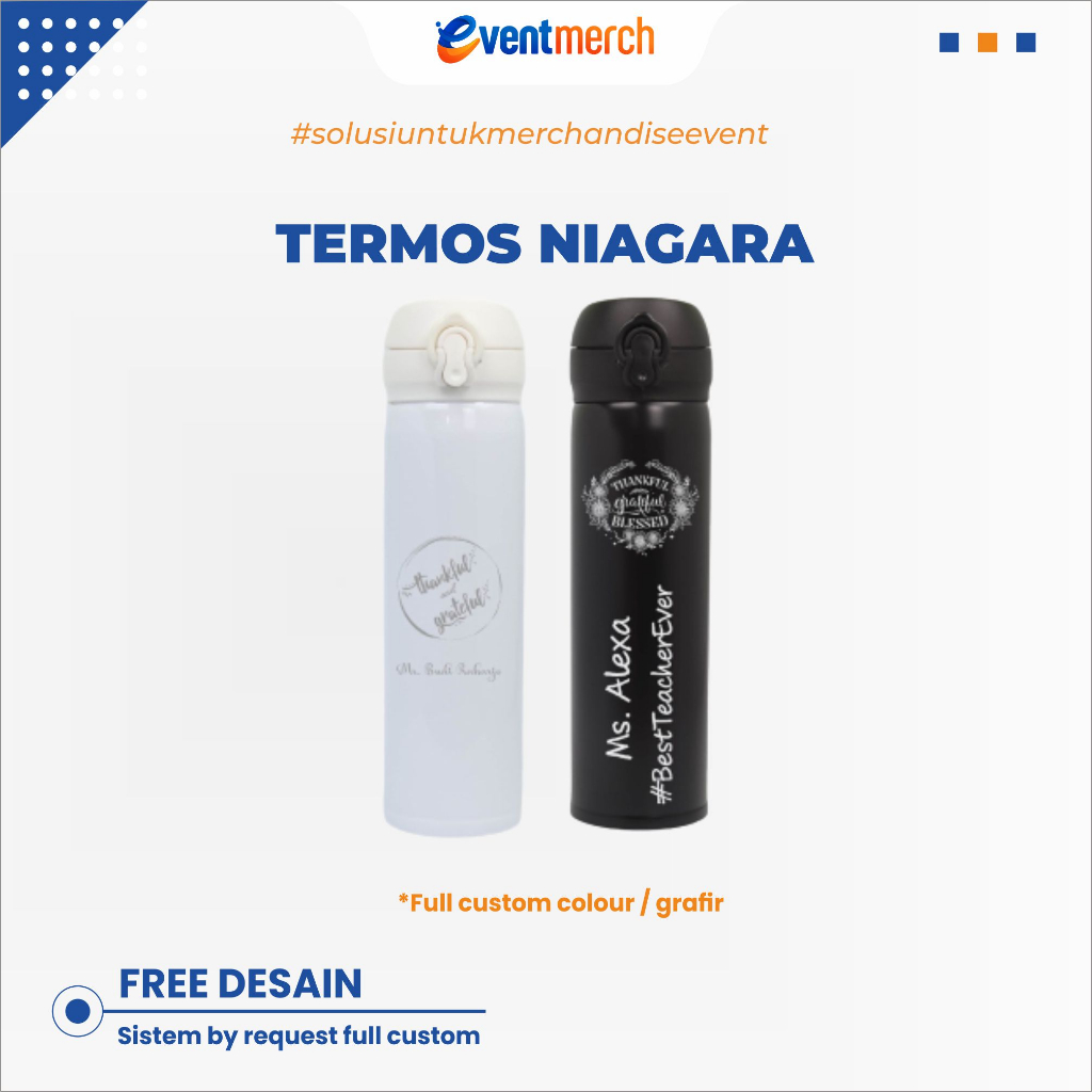 Jual [TERMURAH DI JOGJA] Custom Tumbler Botol Minum Stainless 500ml ...