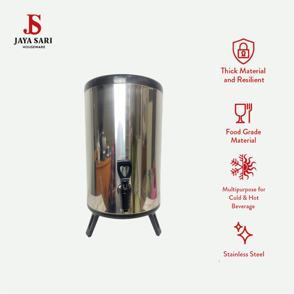 Jual Water Tank Jug Dispenser /Ice Bucket Dispenser Juice Teh Kopi ...