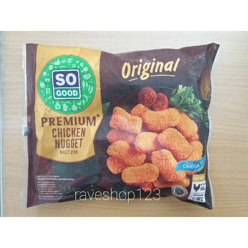 Jual SO GOOD chicken nugget premium 400gr | Shopee Indonesia