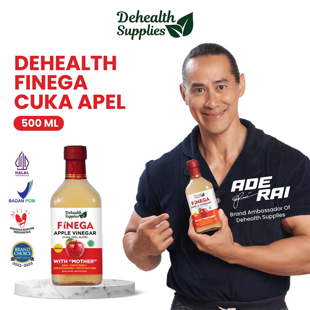 Jual DEHEALTH Finega Cuka Apel 500 ml | Shopee Indonesia