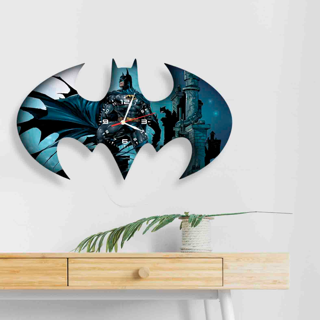 Jual Jam Dinding Karakter Batman Dekorasi Hiasan Dinding Superhero ...