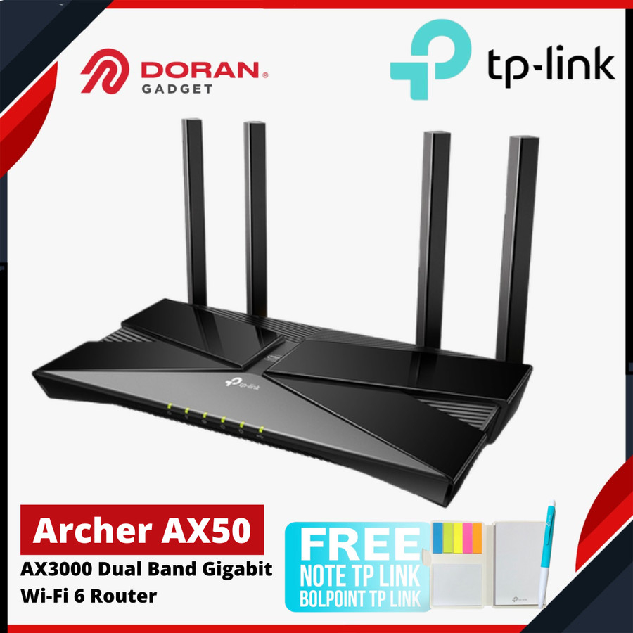 Jual TP-Link Router Archer AX50 AX3000 Dual Band Gigabit Wi-Fi 6 Router ...