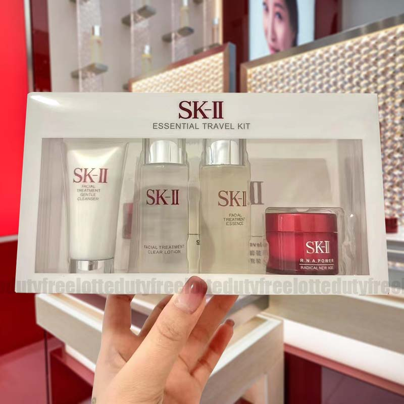 Jual SK II Set 4Pcs/SK-II travel kit/sk ii Packet /SKII Kit Pengalaman Air Esensi/ sk2 Starter 4 ...