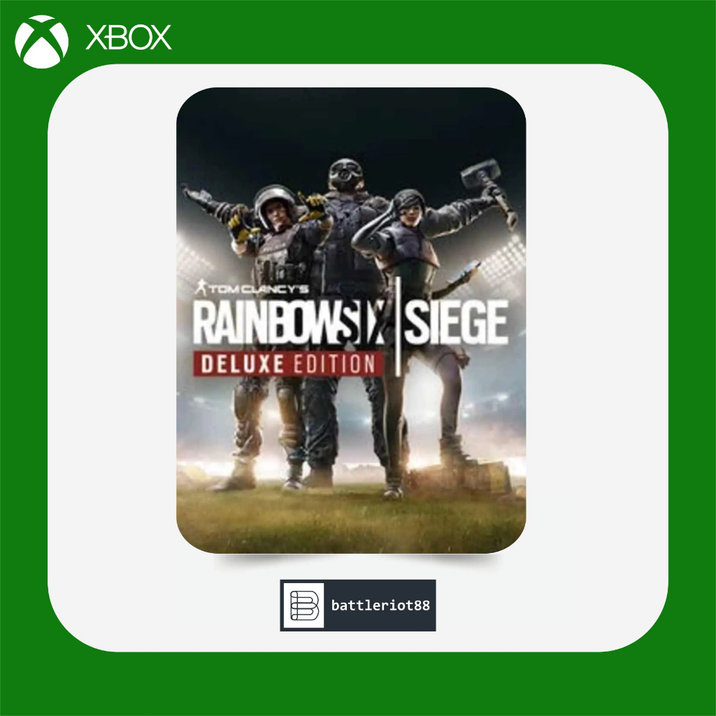 Jual Tom Clancys Rainbow Six Siege Deluxe Edition (Original Xbox One ...