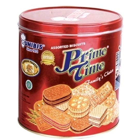 Jual BISKUIT KALENG UNIBIS PRIME TIME ASSORTED ANEKA RASA 350GR - ROTI ...