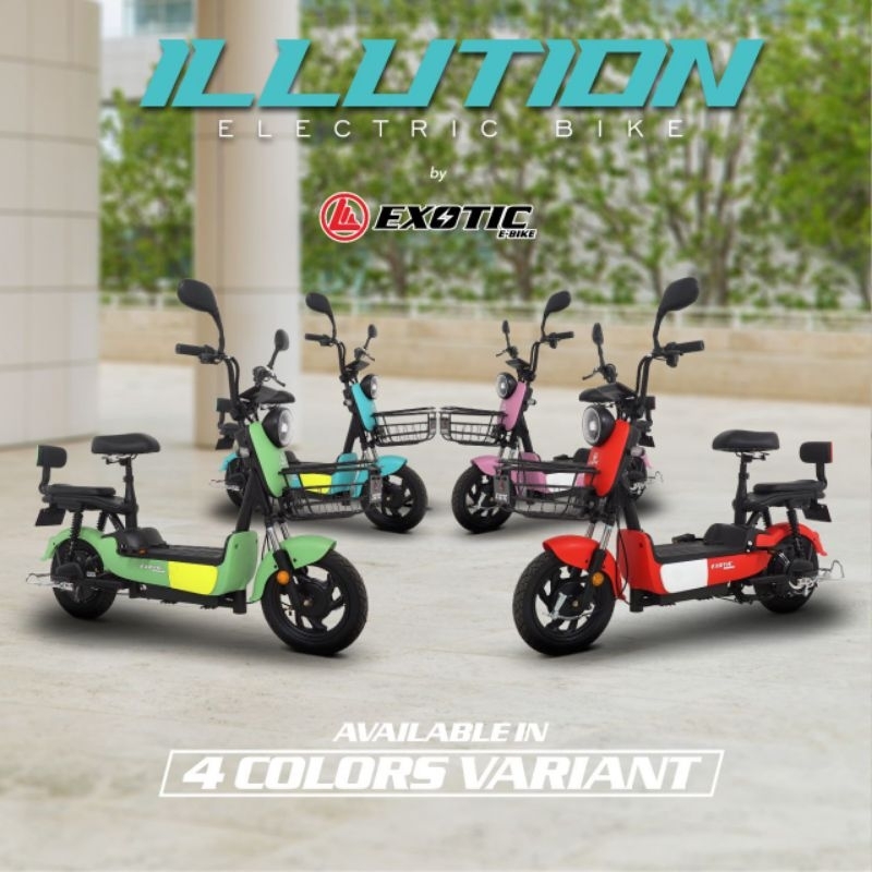 Jual Sepeda Listrik Exotic iLLution | Shopee Indonesia