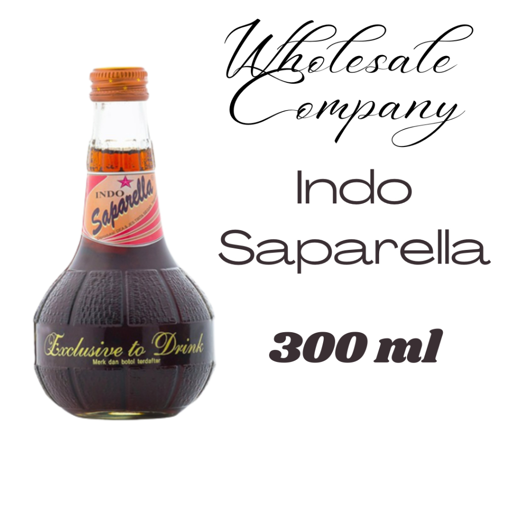 Jual Indo Saparella 300 ml root beer sarsaparilla sarsi badak | Shopee ...