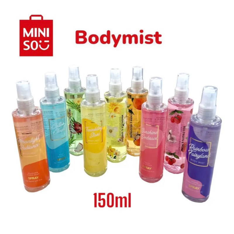 Jual Miniso BodyMist Original 100% 150mp/parfum wanita | Shopee Indonesia