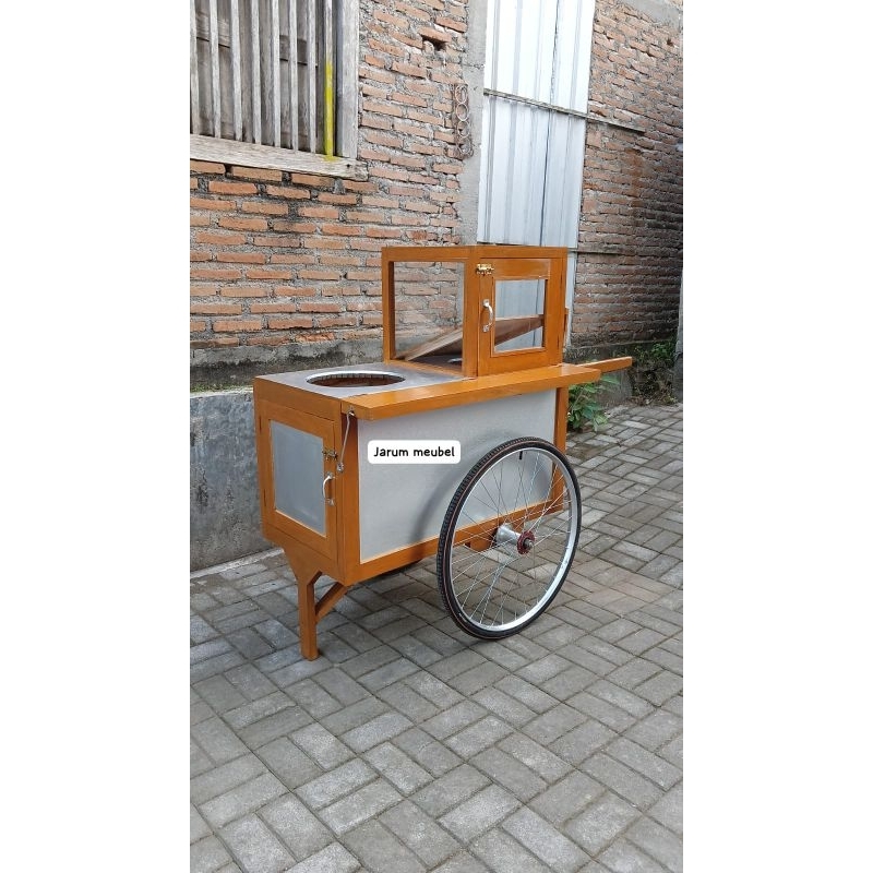 Jual Gerobak Cilok / Bakso kuah Uk. 100cm × 50cm × 130cm | Shopee Indonesia