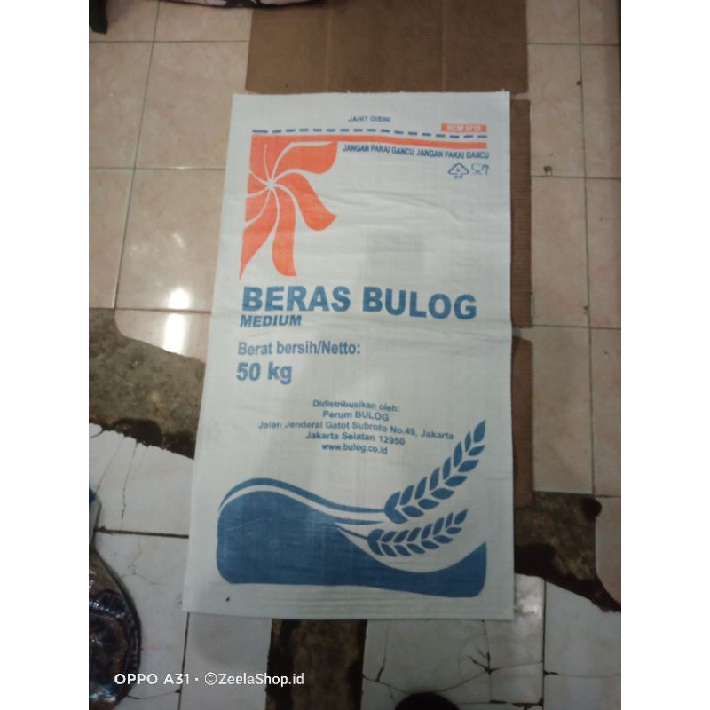 Jual karung beras Bulog 50 kg baru | Shopee Indonesia