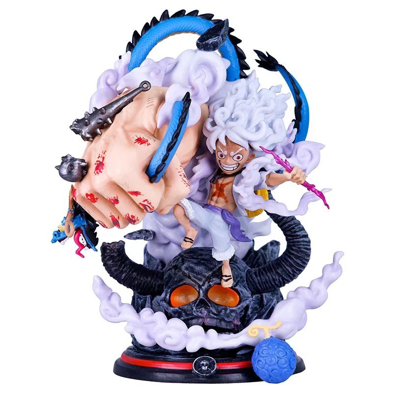 Jual GK One Piece Monkey D Luffy Fight Dragon Kaido Statue Figure ...