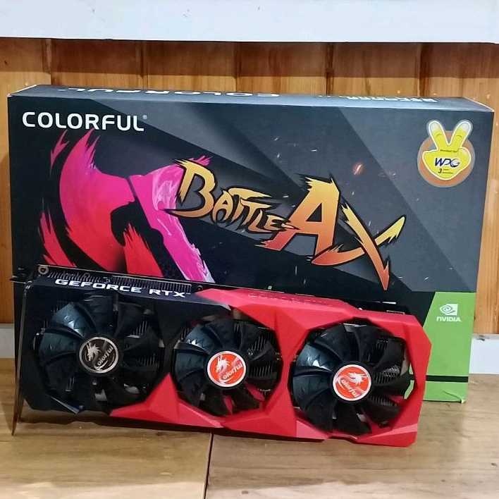 Jual Colorful Battle-Ax RTX 3060 Ti 8 GB GDDR6 256 bit Fullset Garansi ...