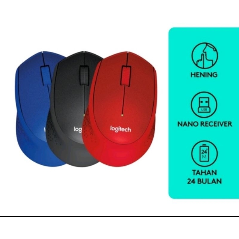 Jual LOGITECH M-331 SILENT (Mouse Wireless, Klik Tanpa Suara) | Shopee ...