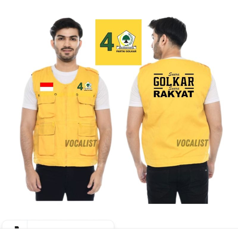 Jual ROMPI PARTAI/ROMPI GOLKAR/ROMPI KUNING/ROMPI TERBARU | Shopee ...