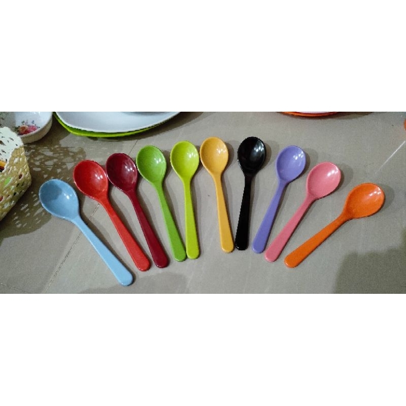 Jual 6 Sendok Makan Melamin Korea 100%Melamin (NOMOR SNI : 7322:2008 ...