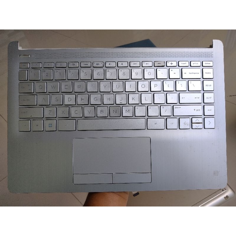 Jual casing case bagian keyboard upper atas palmrest hp 14s CF DP DK ...