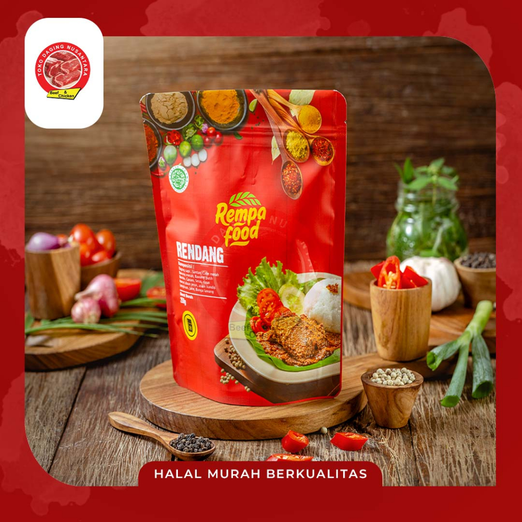 Jual REMPA FOOD RENDANG 250 GR | Shopee Indonesia